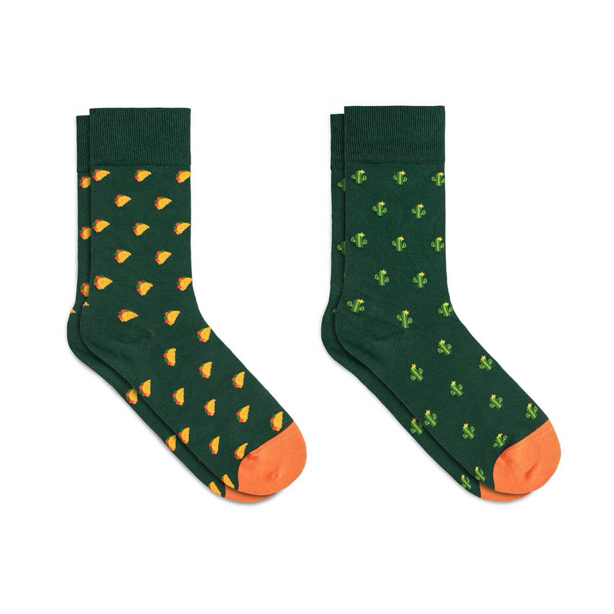 Bale® 2er-Set Herrensocken Tacos & Kakteen – Sockstock®