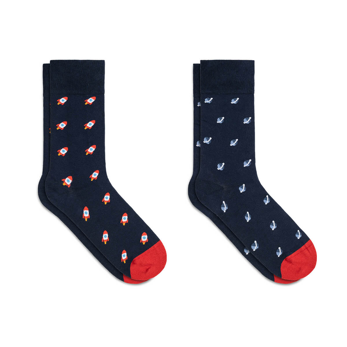 Bale® 2er-Set Herrensocken Raketen & Mars – Sockstock®