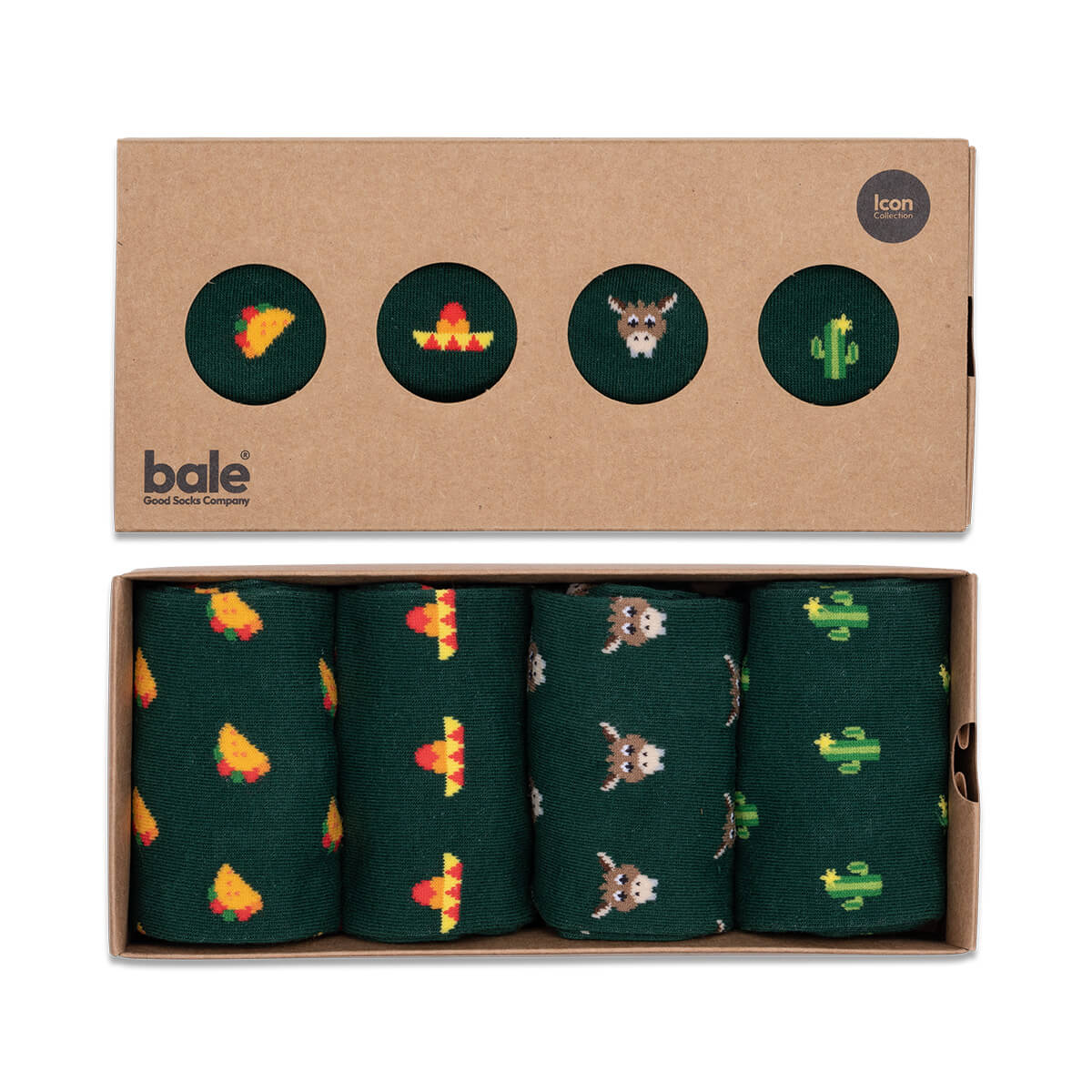 Bale® 4er-Box Herrensocken "Viva Mexico" – Sockstock®